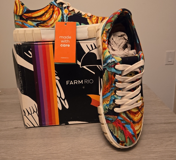 FARM Rio | Shoes | Farm Rio Black Banana Platform Sneaker Anthropologie ...